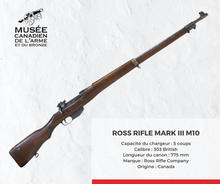 Ross Rifle Mark III M10 - Musée canadien de l'arme et du bronze